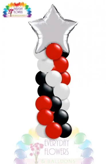 Column 9Ft Star Balloons in Redwood City, CA