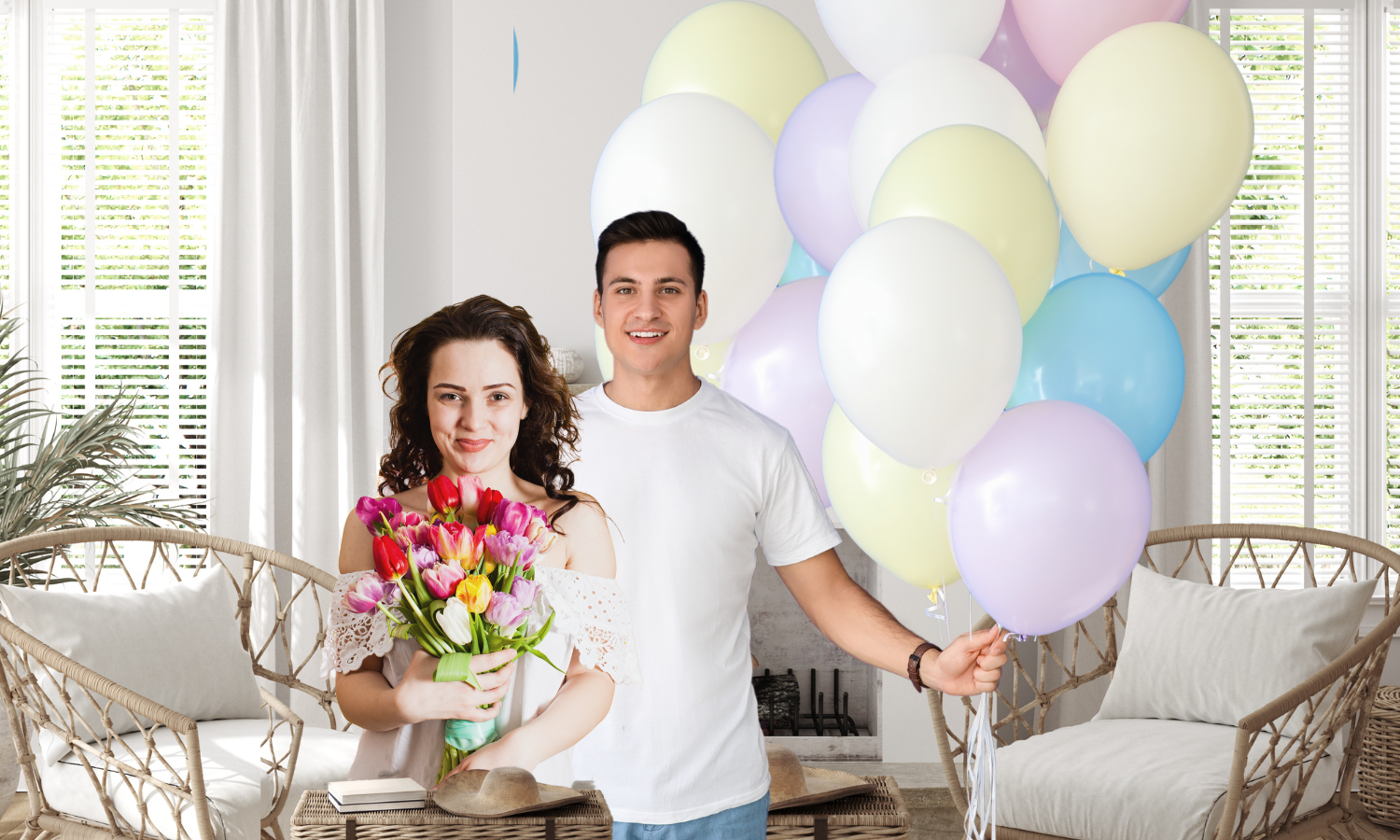 Manifesting Happiness With Flowers and Balloons in Six Easy Steps